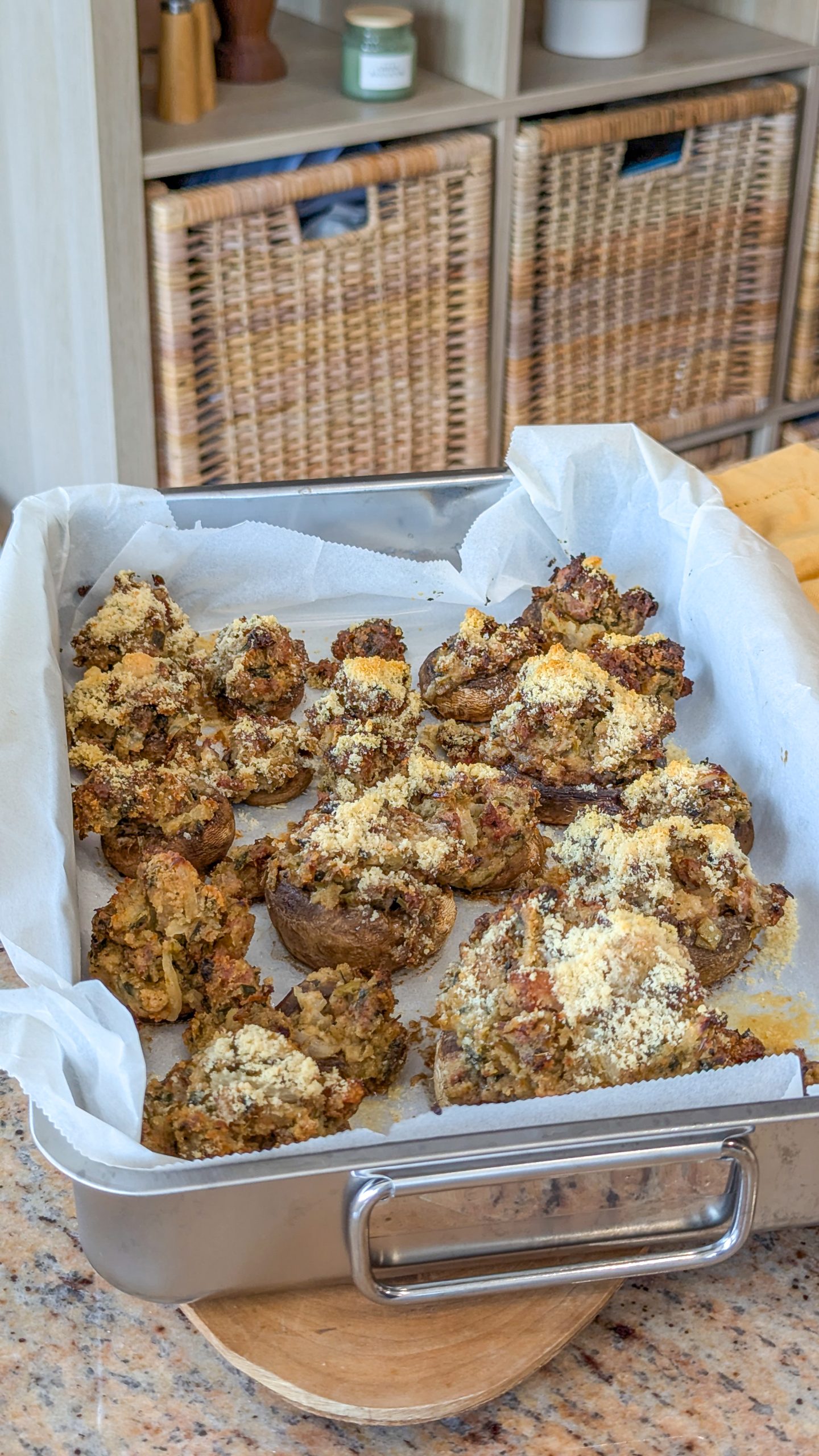 Sausage stuffed mushrooms - Comfort Classics Kitchen